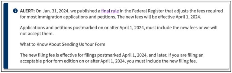 Form I-90 Filing Fee for Green Card Renewal and Replacement