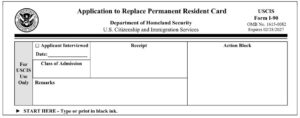 Form I-90 Filing Fee for Green Card Renewal and Replacement